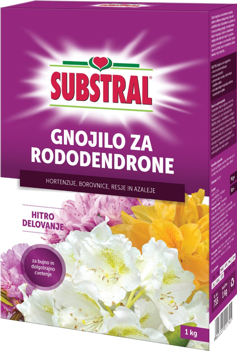 Kruto gnojivo MINERALNO SUBSTRAL ZA RODODENDRONE 1 kg | Pevex