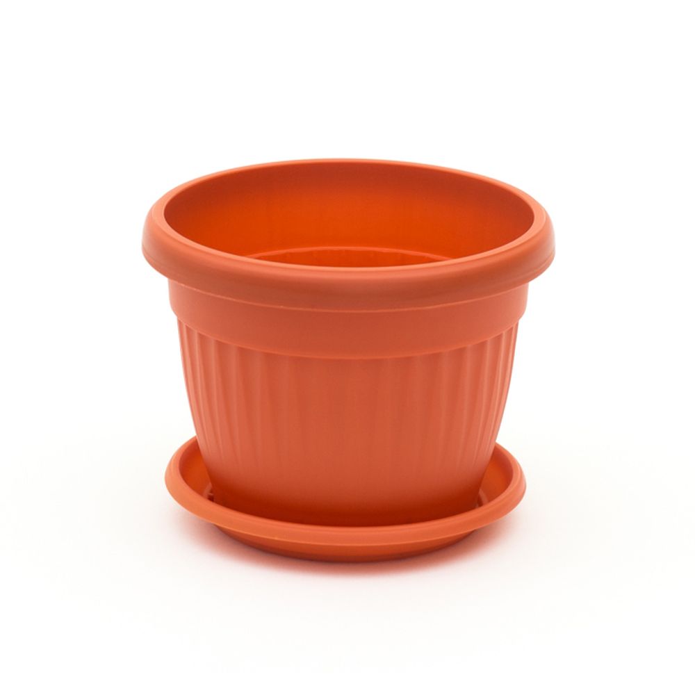 PVC tegla SA PODMETAČEM FI 20cm MEDITERAN | Pevex