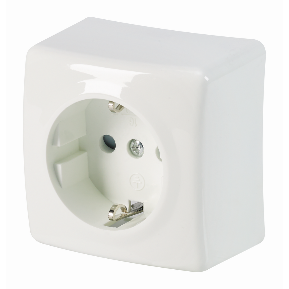 Utičnica nadžbukna PRIKLJUČNICA UTICNICA NADZBUKNA BIJELA | Pevex