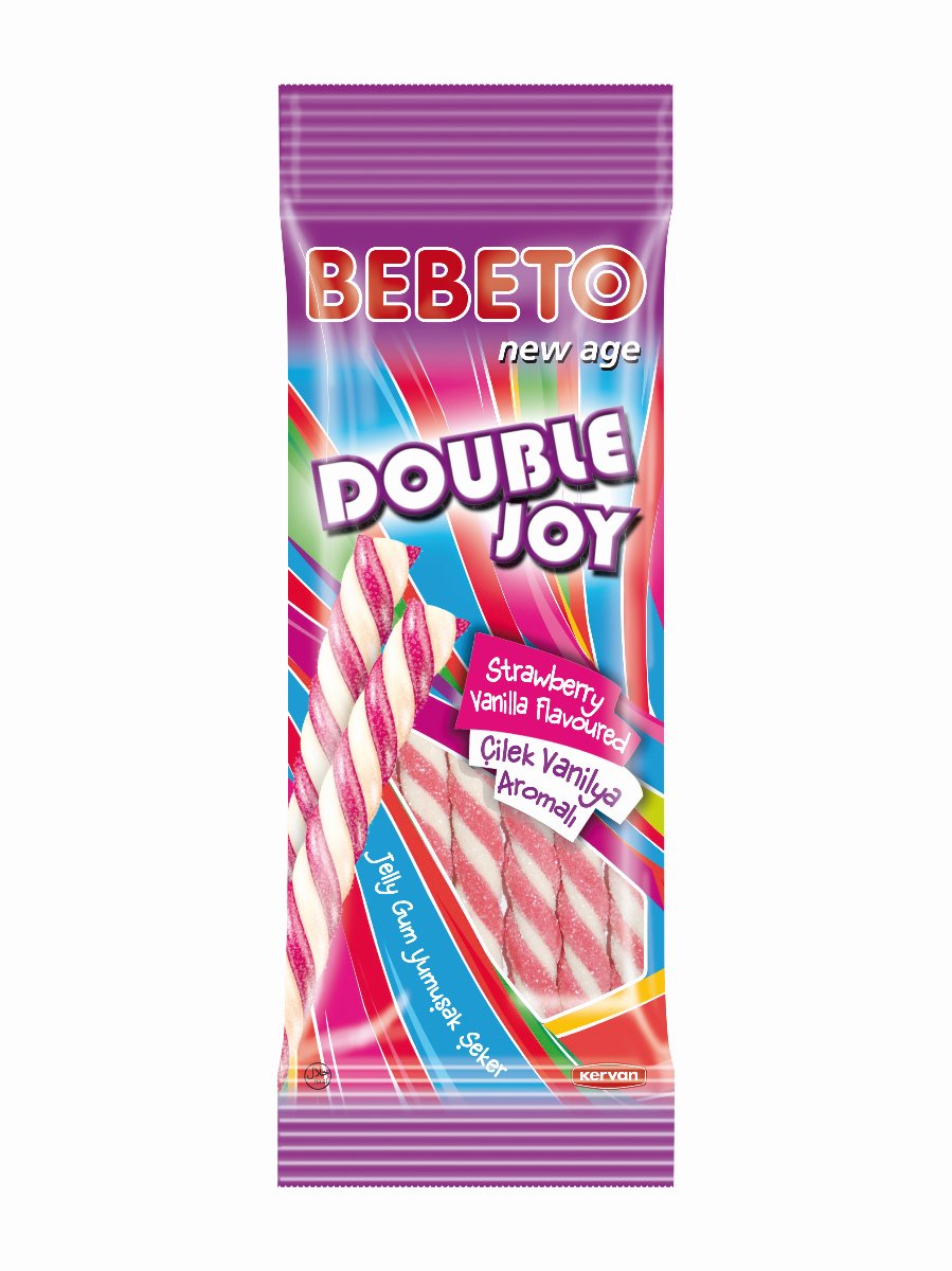 Bomboni BEBETO MENTOS I STRAWBERRY MIX 37,5g | Pevex