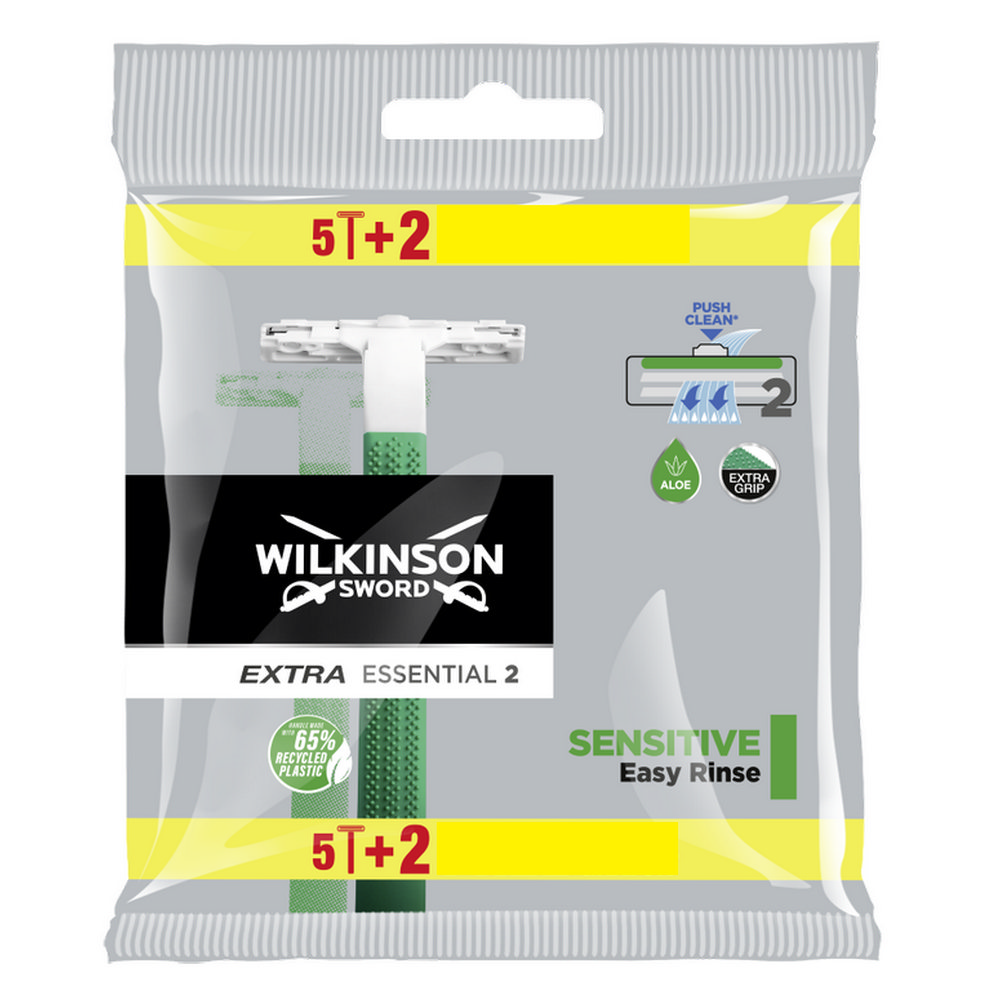 Britvica WILKINSON EXTRA 2 SENSITIVE BRIJAČI U VREĆICI 5+2 | Pevex
