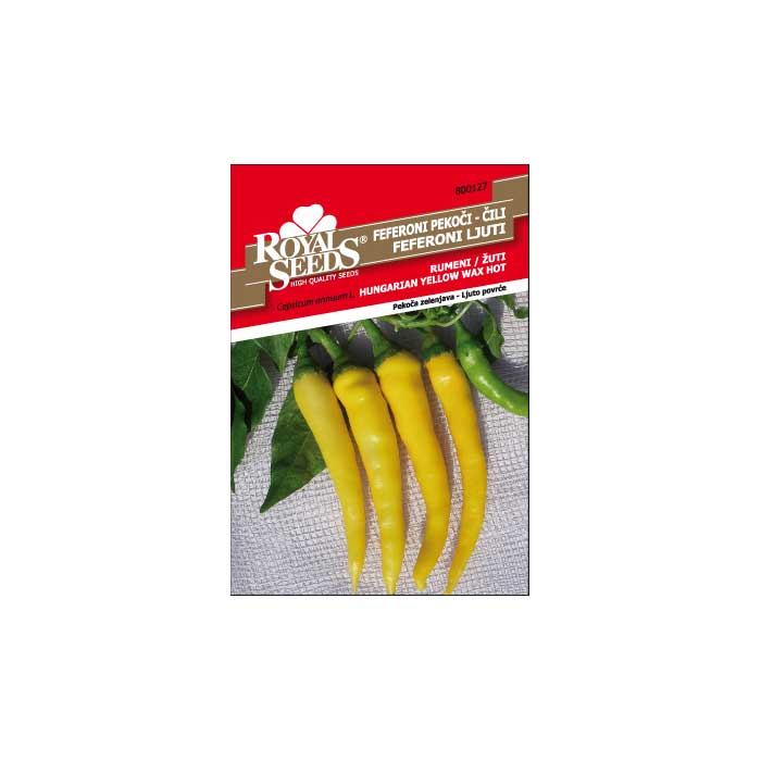 Sjeme povrća ROYAL SEEDS 127 FEFERONI LJUTI ŽUTI | Pevex