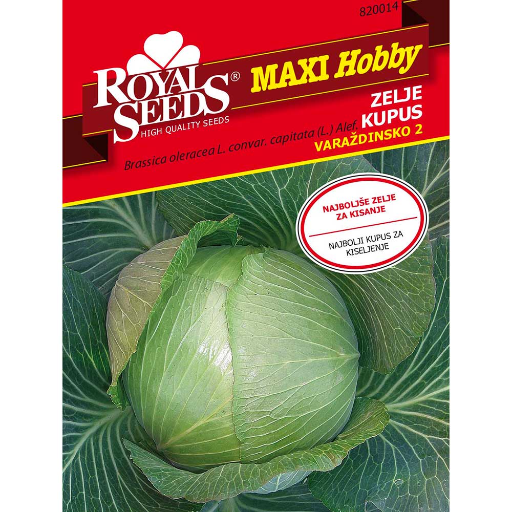 Sjeme povrća ROYAL SEEDS MAXI HOBBY 14 KUPUS VARAŽDINSKO 3 | Pevex