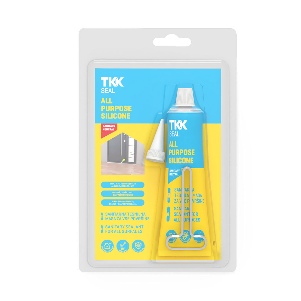 Silikon TKK SEAL ALL PURPOSE TRANSPARENT 60ML | Pevex