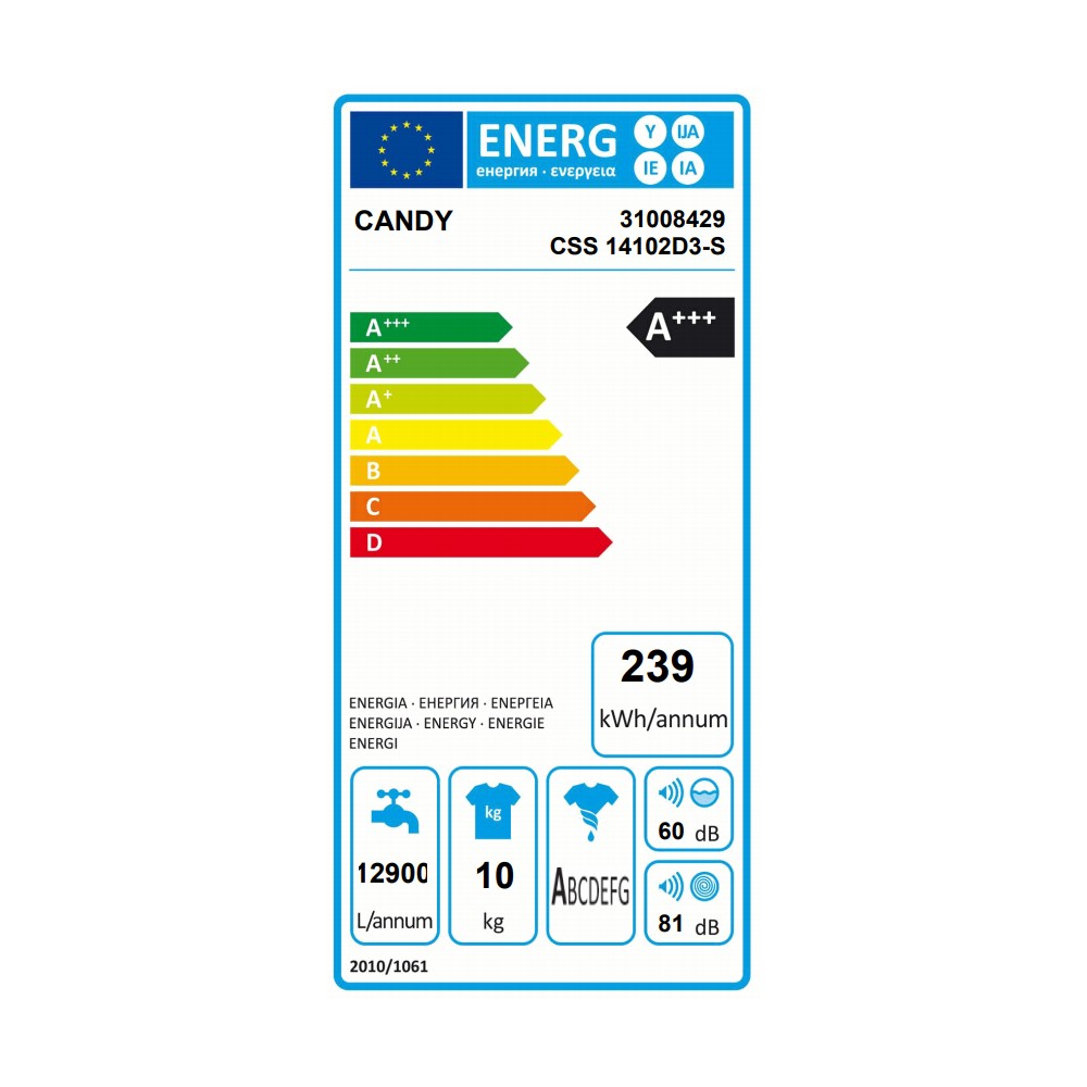 Perilica rublja CANDY CSS 14102D3 | Pevex