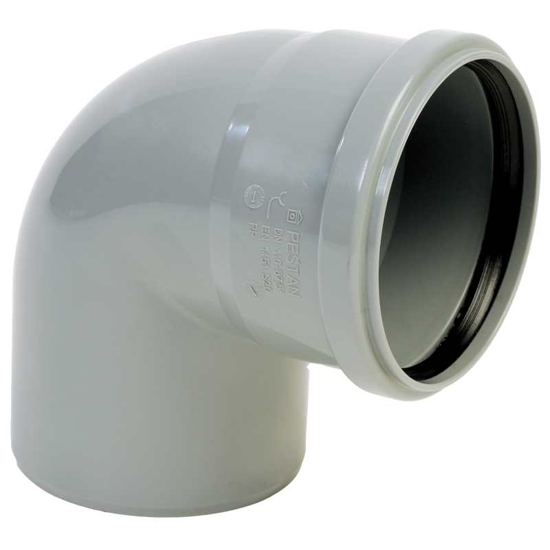 ODVOD PVC 110 PEŠTAN PP KOLJENO 110/87,5 | Pevex