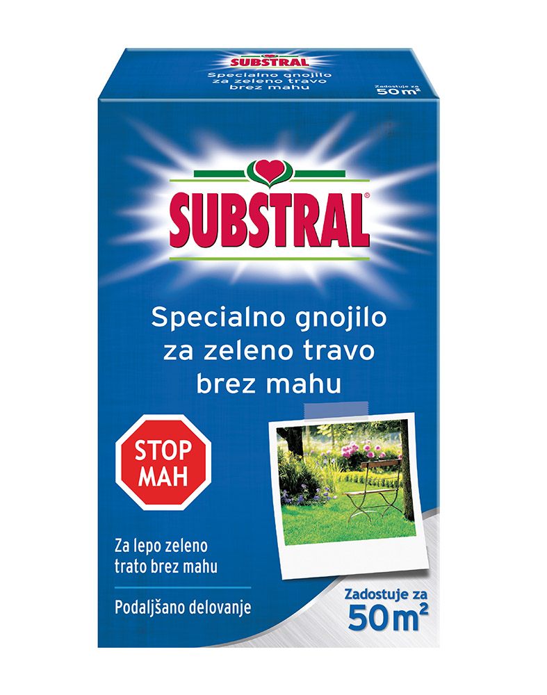 Kruto gnojivo SUBSTRAL STOP MAHOVINI - SPECIJALNO ZA TRAVU BEZ MAHOVINE ...