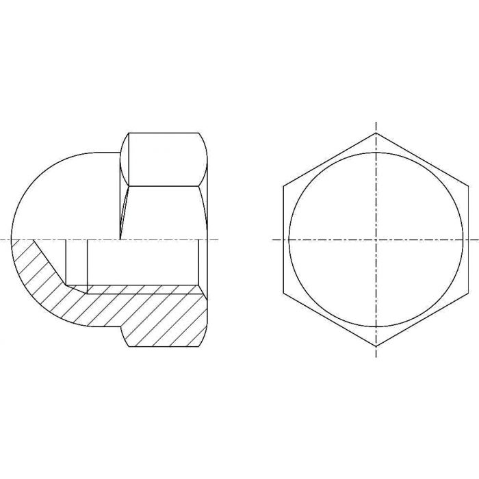 Metalna matica SLIJEPA DIN 1587 M10 ZN | Pevex