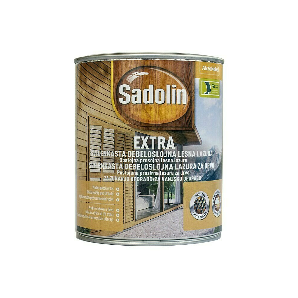 Lazura za drvo Sadolin Extra mahagonij 0,75 l | Pevex