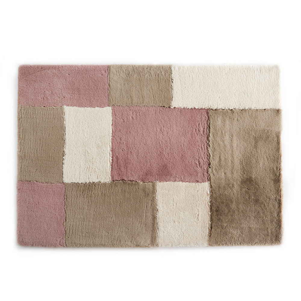 Tepih BUNNY PATCH 121345 IVORY/TAUPE/ROZA 170x120cm | Pevex