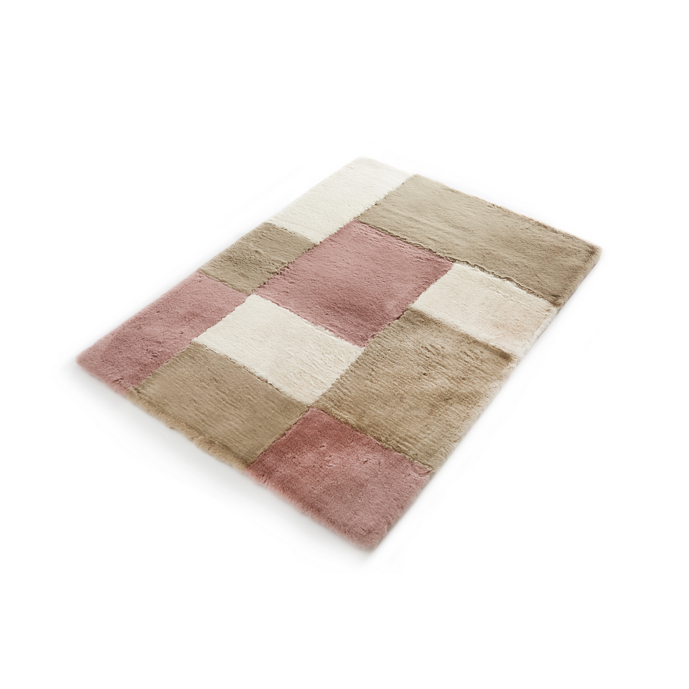 Tepih BUNNY PATCH 121345 IVORY/TAUPE/ROZA 170x120cm | Pevex