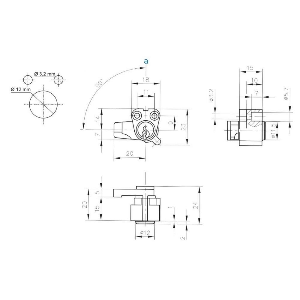 Brava TITAN ZA SANDUČIĆ BRAVICA ZA PTT-ORMARIĆ | Pevex