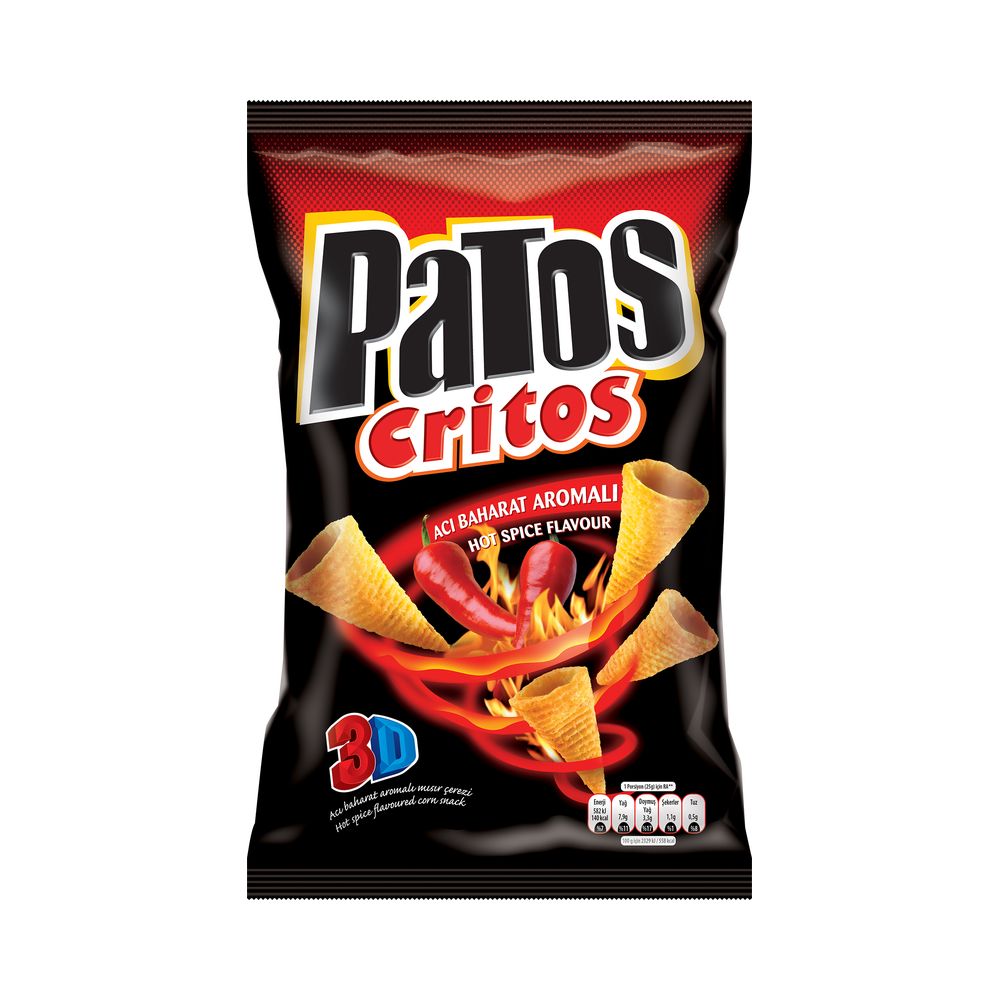 Grickalica PATOS CRITOS - HOT CHILI 100G | Pevex