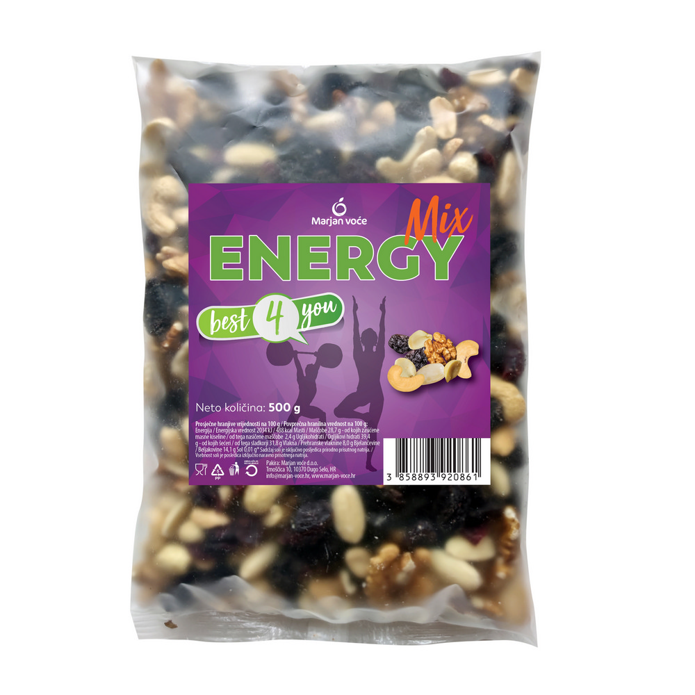 Grickalica ENERGY MIX 500g | Pevex