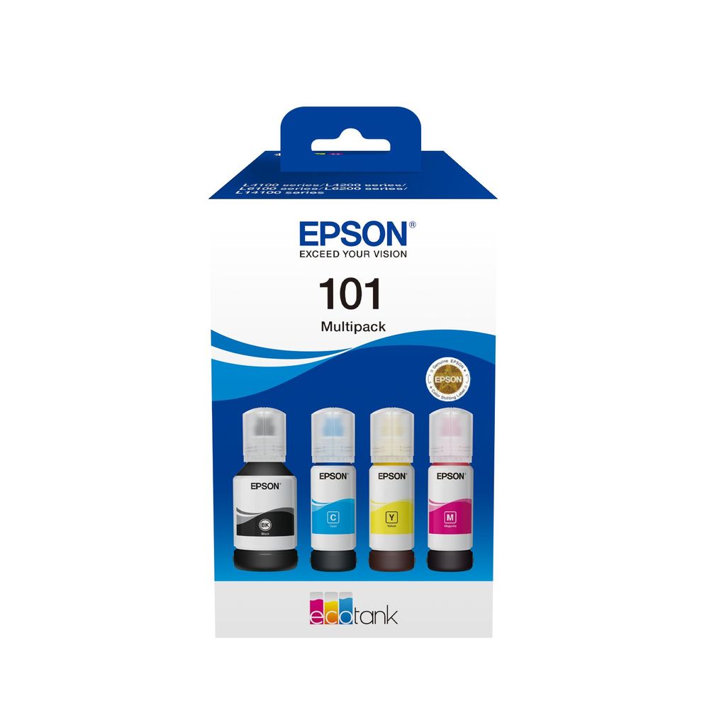 Tinta za printer Epson Ecotank ink 101 4-boje multipack | Pevex