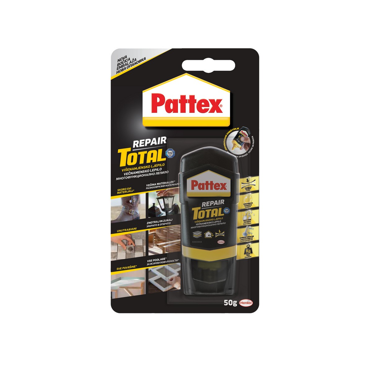 Ljepilo PATTEX TOTAL 50G | Pevex