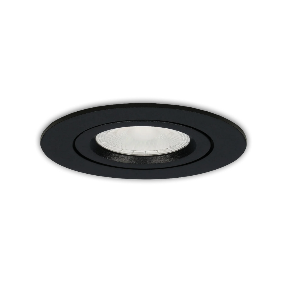 Ugradbena rasvjeta GREEN TECH LED 5W CCT 3000K-4000-6500K CRNI | Pevex