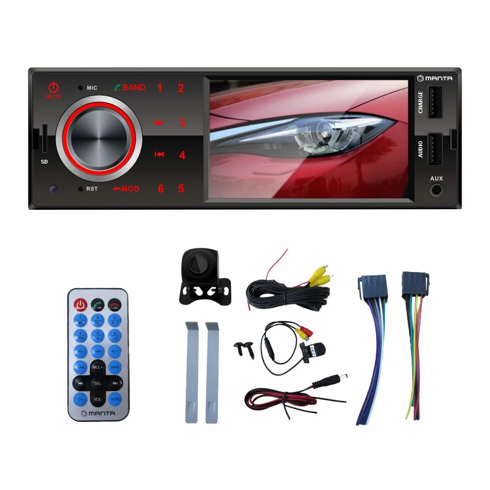 Auto radio Manta RS5502,BT, 4", usb, 4x50W, ISO, HF, kamera | Pevex