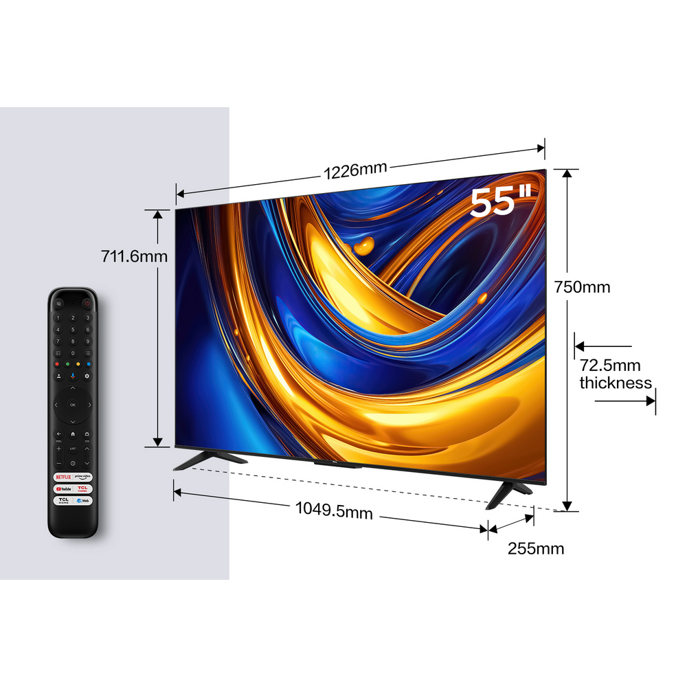 LED TV TCL 55P69B UHD DVB-T2/S2 GOOGLE TV | Pevex