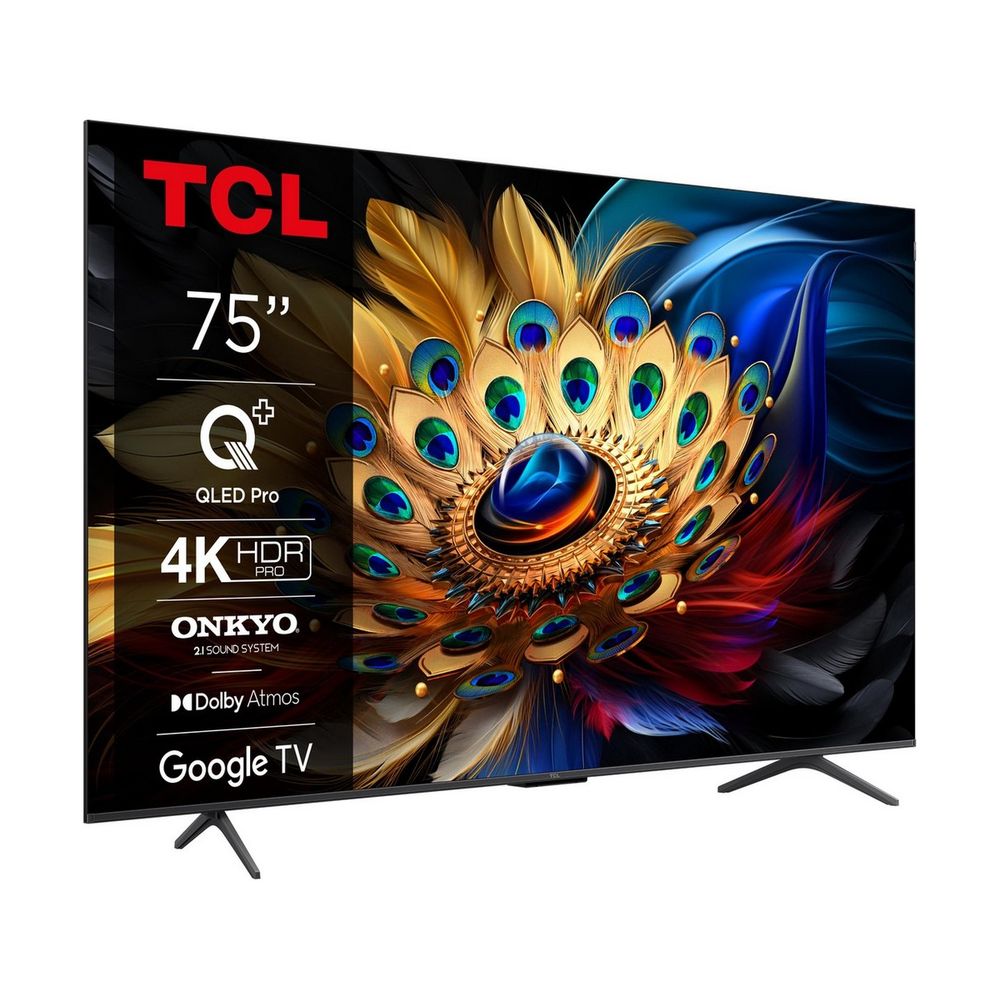 QLED TV TCL 75C61B UHD DVB-T2/S2 GOOGLE TV | Pevex