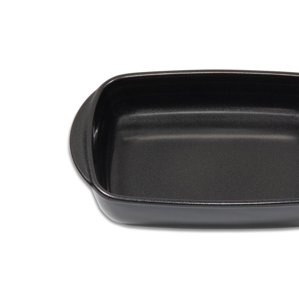 Posuda za pečenje DELIMANO BUZZ staklo 4x23 cm,0,8l,crni | Pevex