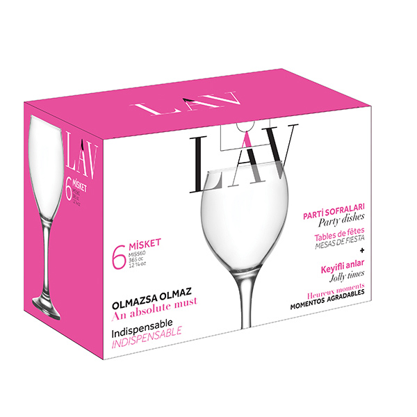 Set čaša MISKET 6/1 340 ml | Pevex