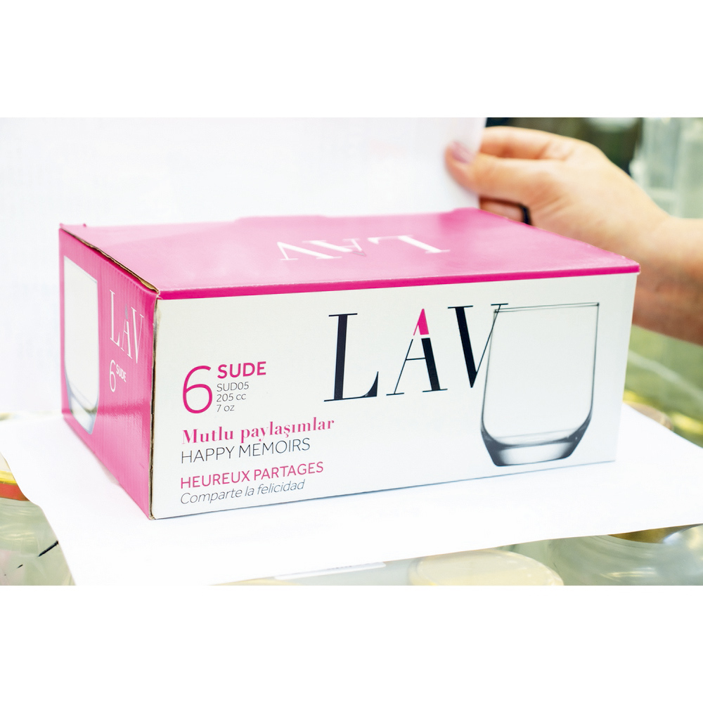 Set čaša SUDE 6/1 205ml | Pevex