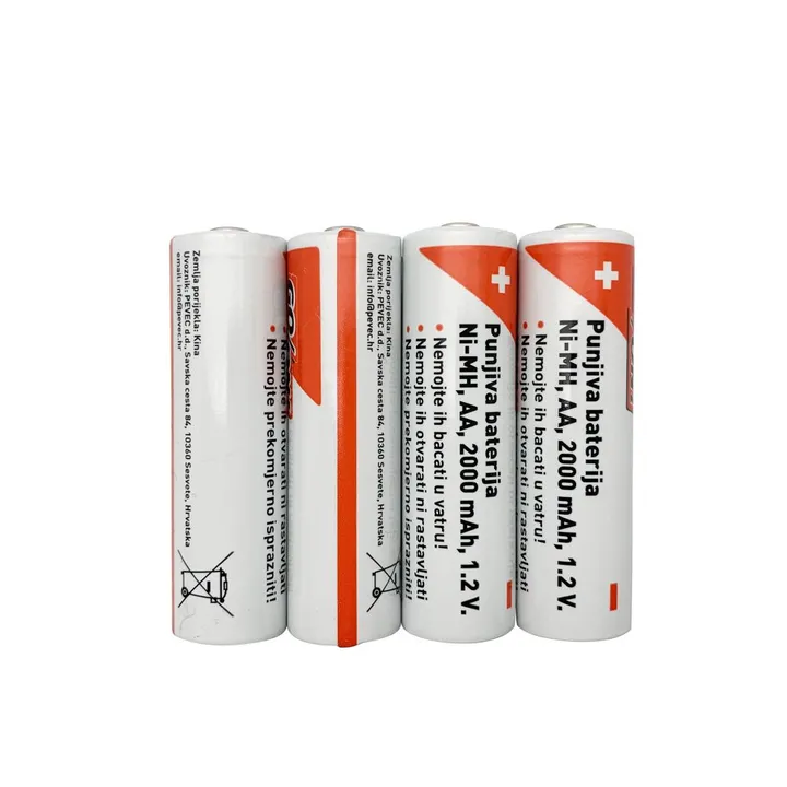 Punjiva baterija NEW GO ON 1,2V AA 2000 mAh 4/1 BLISTER | Pevex