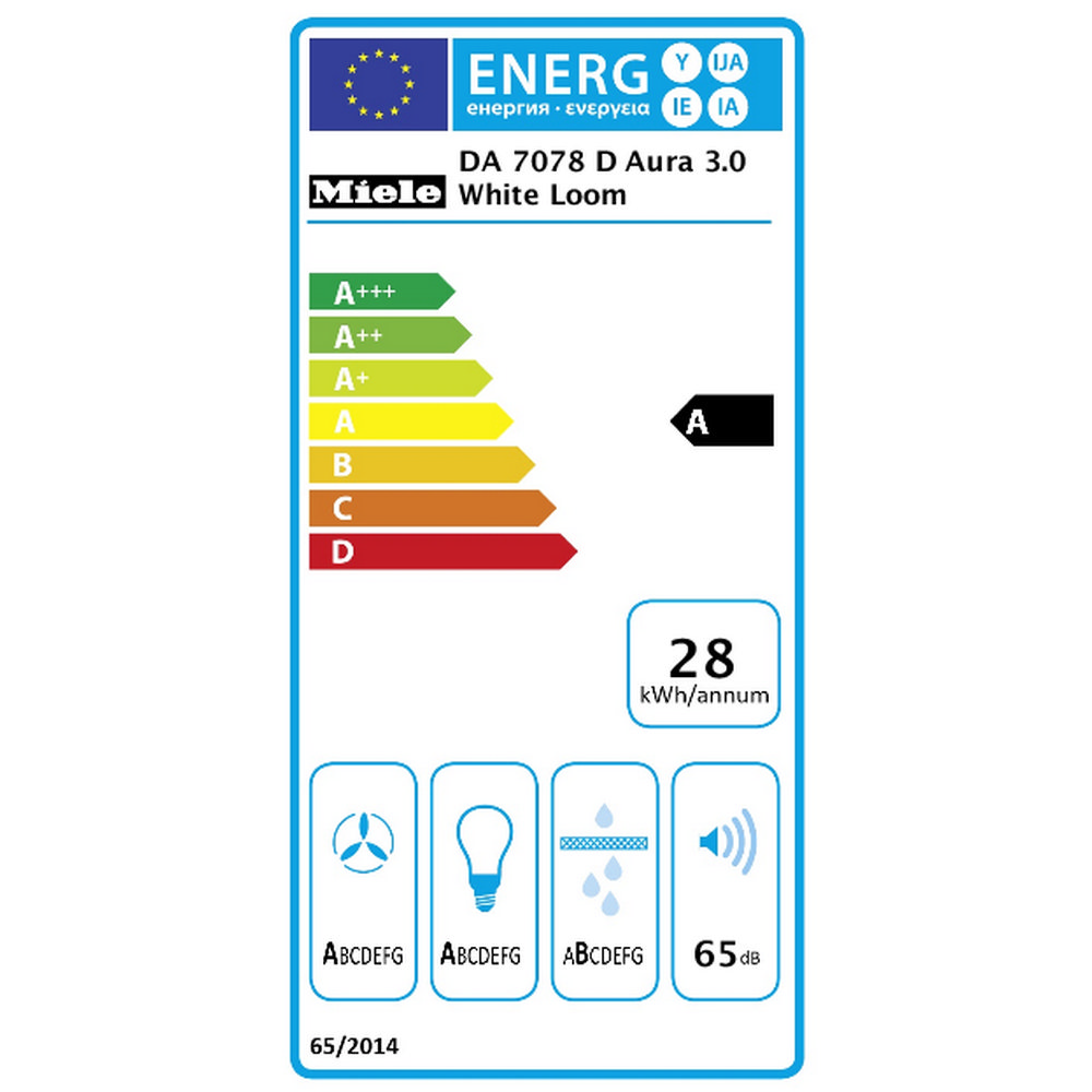 Kuhinjska napa Miele DA 7078 D Aura 3.0 White Loom otočna | Pevex