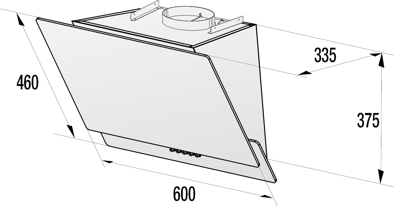 Kuhinjska napa Gorenje WHI629EB | Pevex