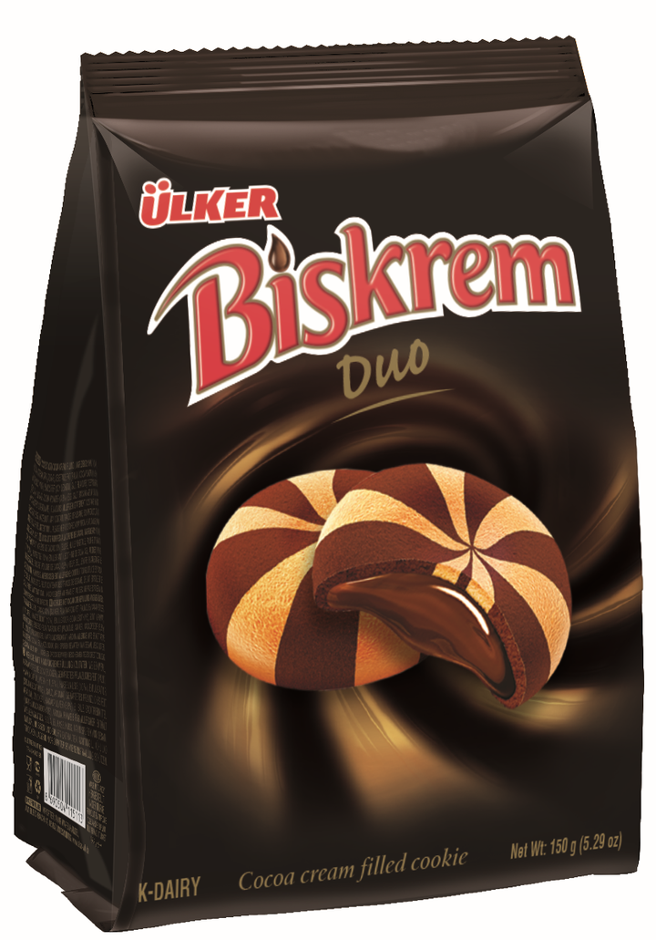 Keks BISKREM DUO punjeni biskvit 150g | Pevex