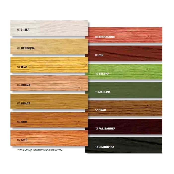 Lazura za drvo CHROMOS SVJETLOST ULTRATON BIJELA 2,5L | Pevex