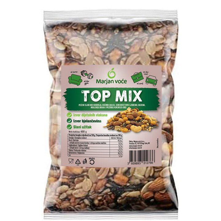 Grickalica MARJAN VOĆE TOP MIX 400 GR | Pevex